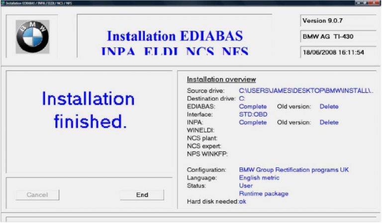 How to Install BMW INPA Software on Win XP /Win 7/ Win 8/Win 10 - Auto ...