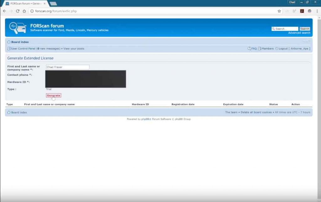 FORScan License:Generate/Renew Extended FORScan License - Auto Repair ...