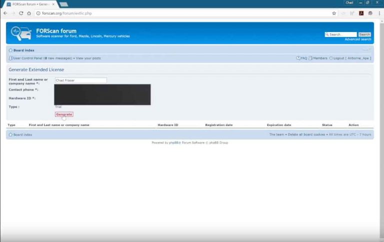 FORScan License:Generate/Renew Extended FORScan License - Auto Repair ...