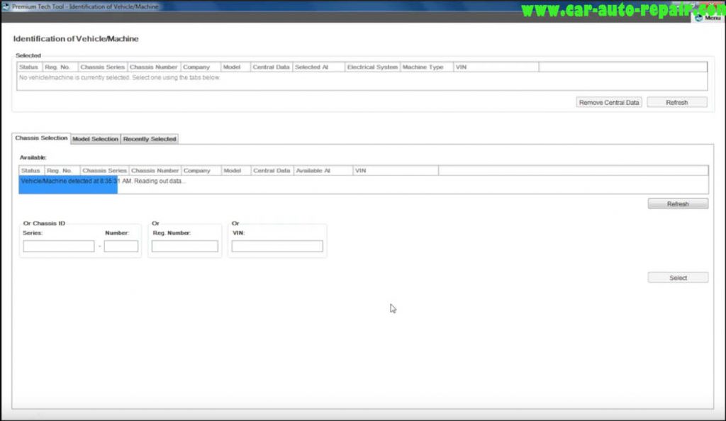 Volvo Premium Tech Tool PTT Clear Inactive Fault Code - Auto Repair ...