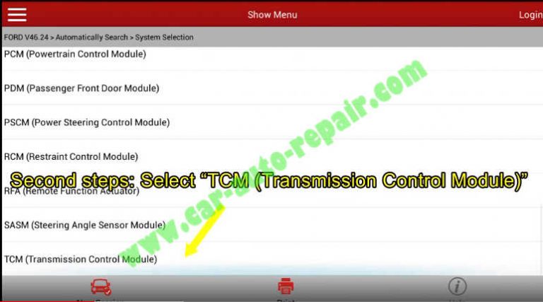 Ford Focus TCM Adaptive Learning,Clutch Learning by Launch X431 - Auto ...