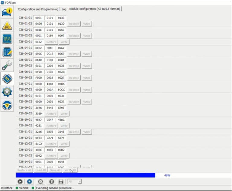 FORScan Restore Body Control Module (BCM) for Ford F150 2016 - Auto ...