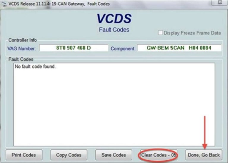 VCDS Solve Audi MMI "03623 - Invalid Security / Release Code" Error ...