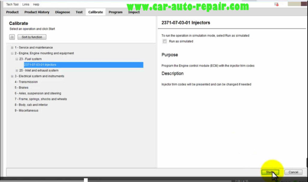 Volvo PTT Calibrate Injectors Trim Codes - Auto Repair Technician Home