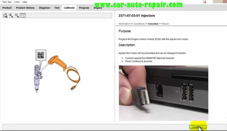 Volvo PTT Calibrate Injectors Trim Codes - Auto Repair Technician Home