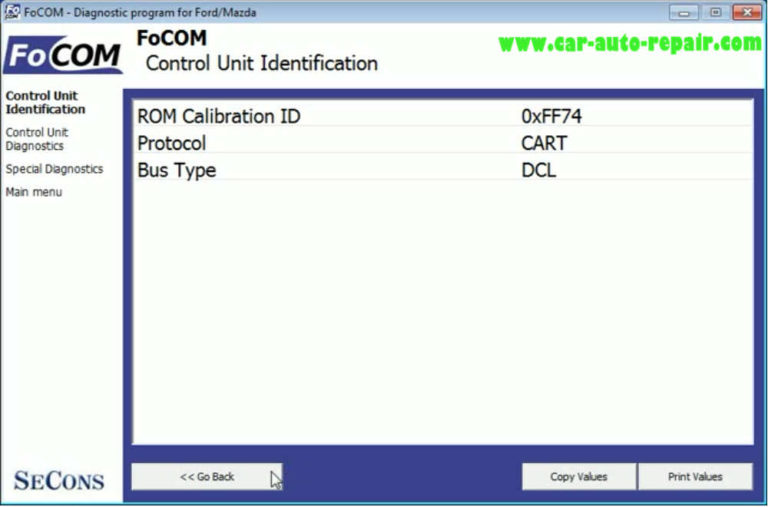 How to Use FCOM to Diagnose for Old Ford Mondeo 1993 - Auto Repair Technician Home