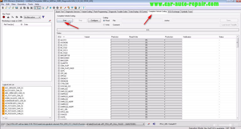 Mercedes Benz 205 Complete Vehicle Coding by DTS Mocano - Auto Repair ...