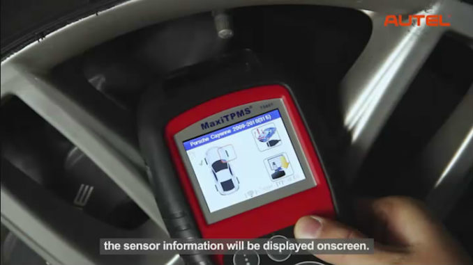 Autel TS601 & MX-Sensor to Active and Clone TPMS for Porsche Cayenne - Auto Repair Technician Home