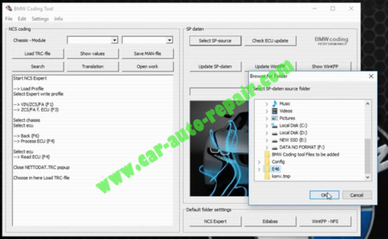 How to Use BMW Coding Tool Update SP-Danten File - Auto Repair ...