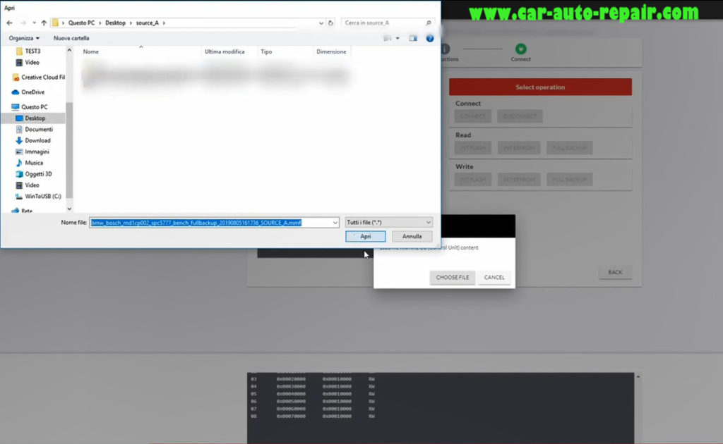 How to Use FLEX Programmer to Clone BMW Bosch MDG1 ECU - Auto Repair ...