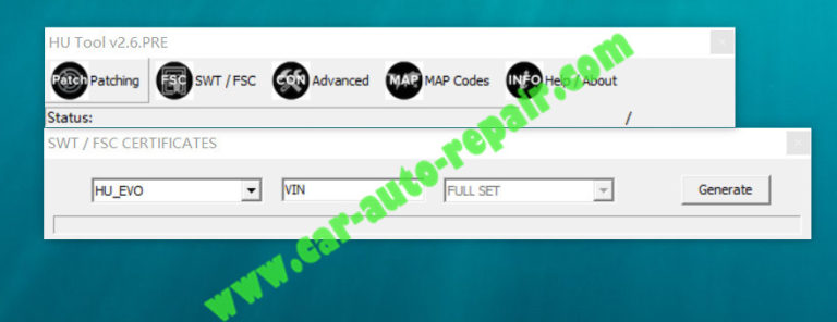 How to Use HU TOOL Generate BMW EVO NBT CIC FSC - Auto Repair Technician Home