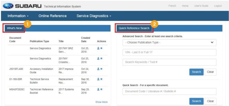How to Use Subaru Technical Information System (STIS) - Auto Repair ...
