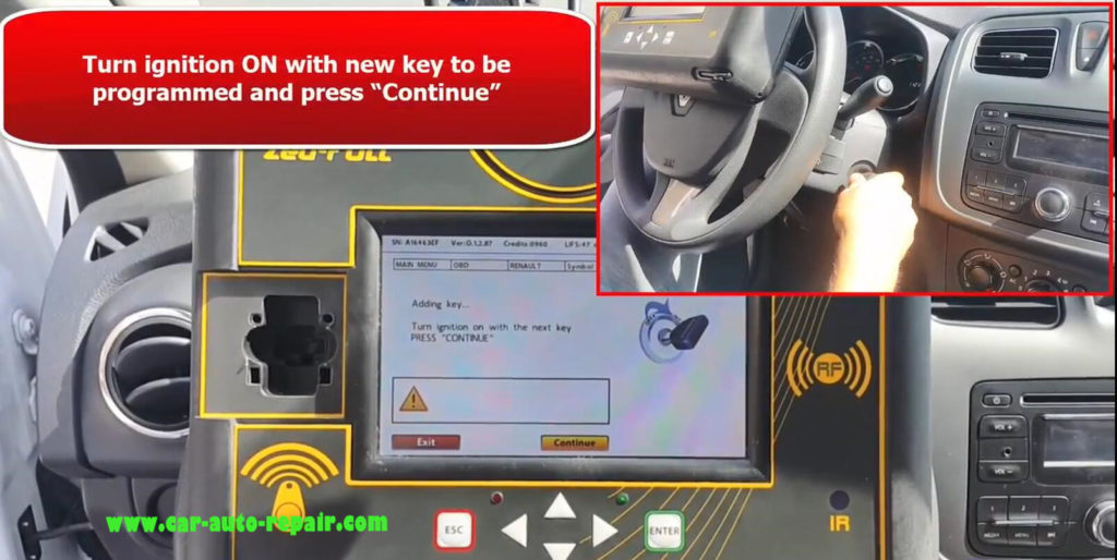 Renault SYMBOL 13+ Key Programming by Zed-Full Programmer - Auto Repair ...