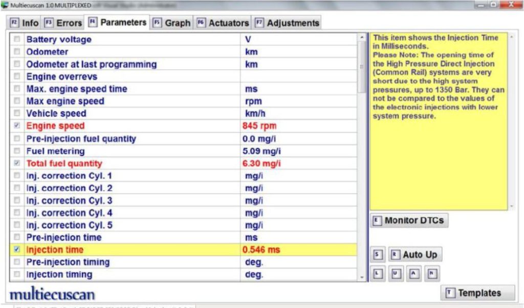 How to Use Multiecuscan to Diagnose Fiat Stilo 1.9 JTD