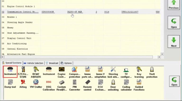How to Use AVDI Diagnostic to Adapt/Program DSG TCU for VW Golf7 - Auto ...