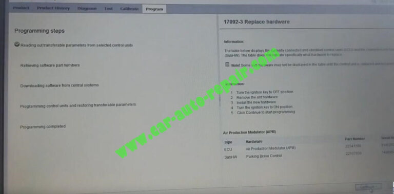 Volvo FMX 440 Air Production Modulator APM Programming by PTT - Auto ...