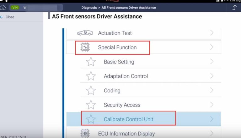 How to Do Front Camera Calibration with G-scan for 2018 Volkswagen ...