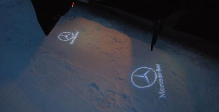 Cool Door Logo Projector Led Installation guide on Mercedes-Benz E ...