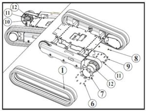 JLG X14J Lift Wheel Drive and Motor Replacement Guide - Auto Repair ...