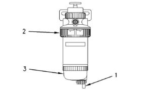 Caterpillar 950F Fuel System Primary Filter(Water Separator ...