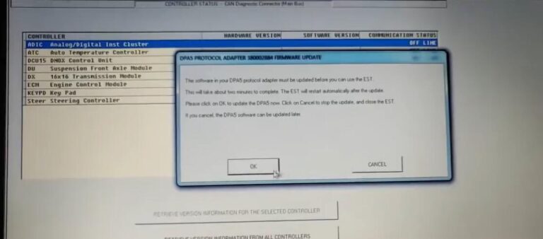 CNH EST DPA5 Diagnostic Adapter Firmware Update Guide - Auto Repair ...
