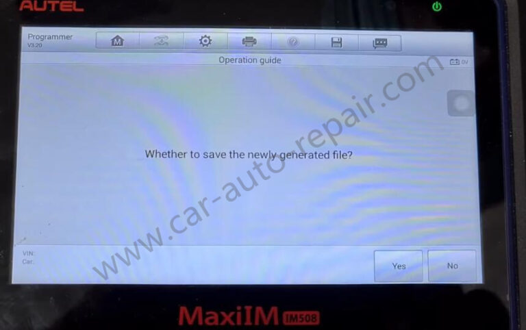 Volvo XC90 New Key Programming by Autel IM508 - Auto Repair Technician Home