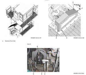 Hitachi EX5600 Excavator Air Conditioner Removal and Installation Guide ...