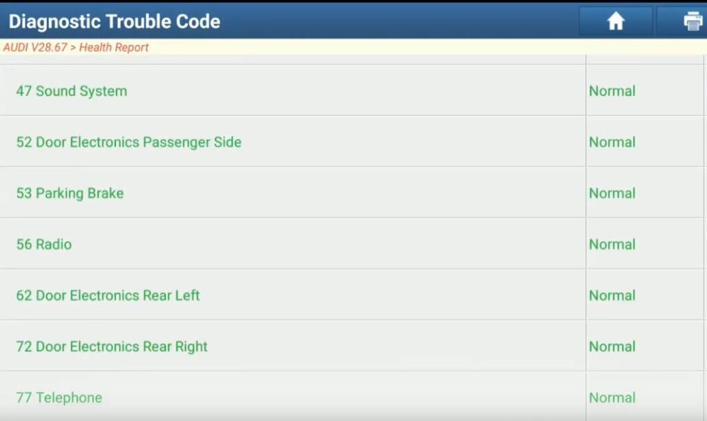 Audi A5 2014 ECU Online Long Coding by Launch X431 PAD V - Auto Repair ...