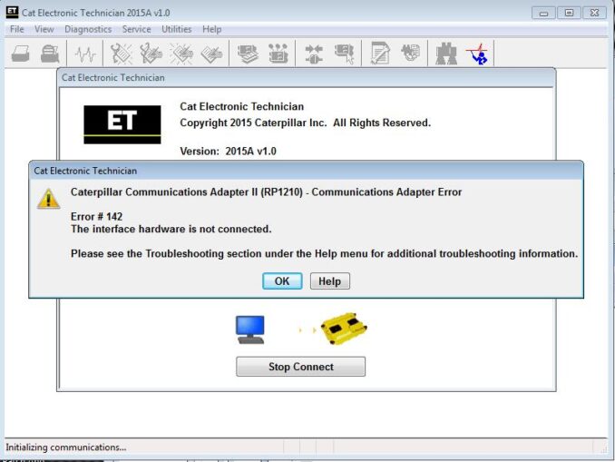 How to Solve CAT ET Error 142 Communications Adapter Error - Auto ...