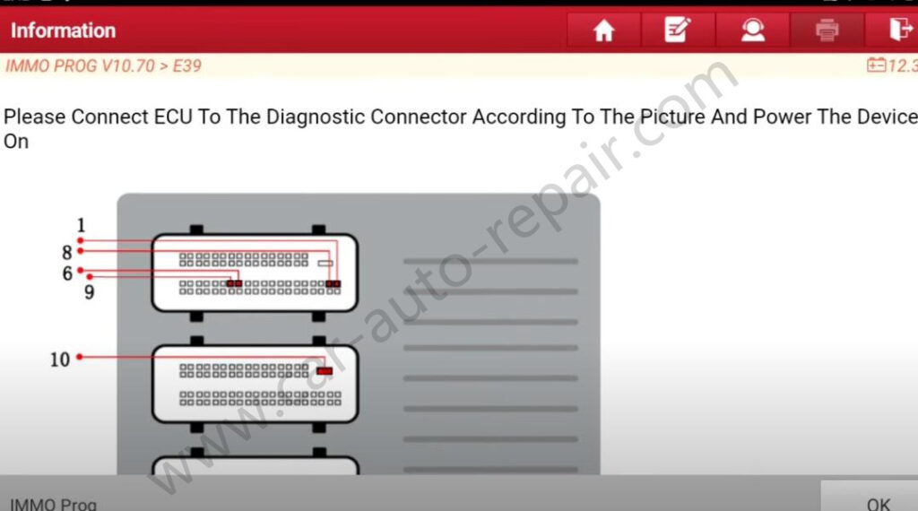 DELCO E39 ECU Clone by Launch X431 IMMO Pro - Auto Repair Technician Home