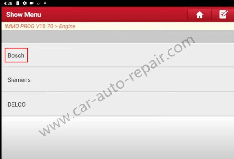 How to Use X431 IMMO Pro to Clone BOSCH MD1CS089 ECU - Auto Repair ...