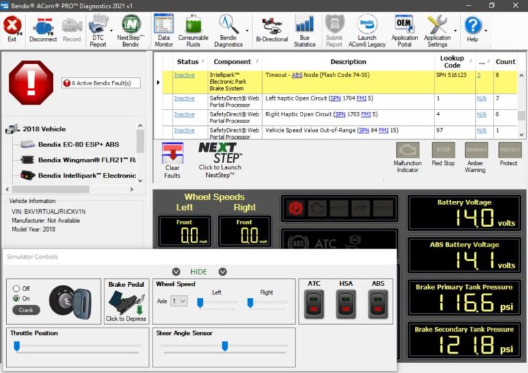How to Use Bendix Acom Pro Virtual Truck Connection Function - Auto ...
