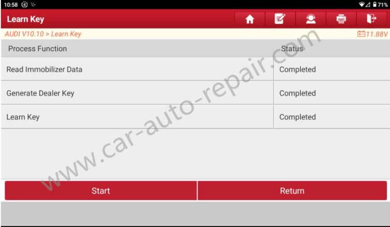 2014 Audi A8L Smart Key Programming by Launch X431 Pro - Auto Repair ...