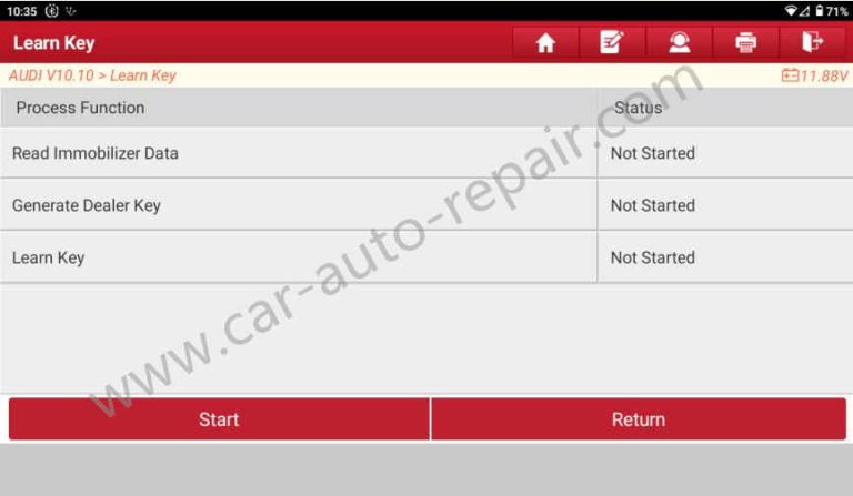 2014 Audi A8L Smart Key Programming by Launch X431 Pro - Auto Repair ...