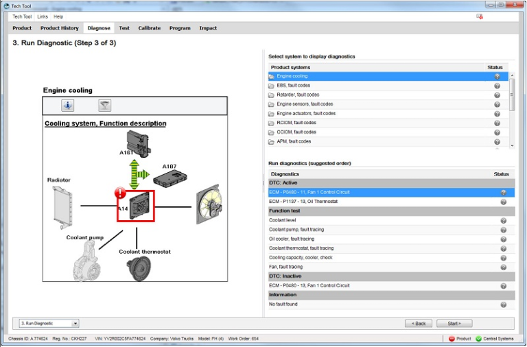 How to Use Volvo Techtool Start Vehicle Diagnose and Repair - Auto ...