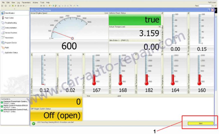 Detroit GHG17 Engine Oxidation Catalyst Face Cleaning Guide - Auto ...