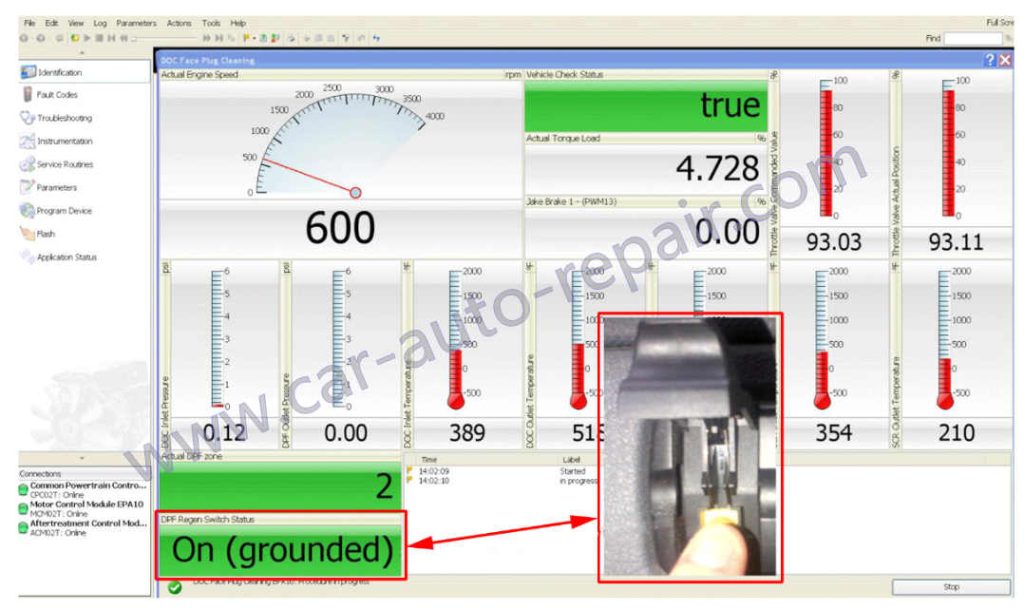 Detroit GHG17 Engine Oxidation Catalyst Face Cleaning Guide - Auto ...