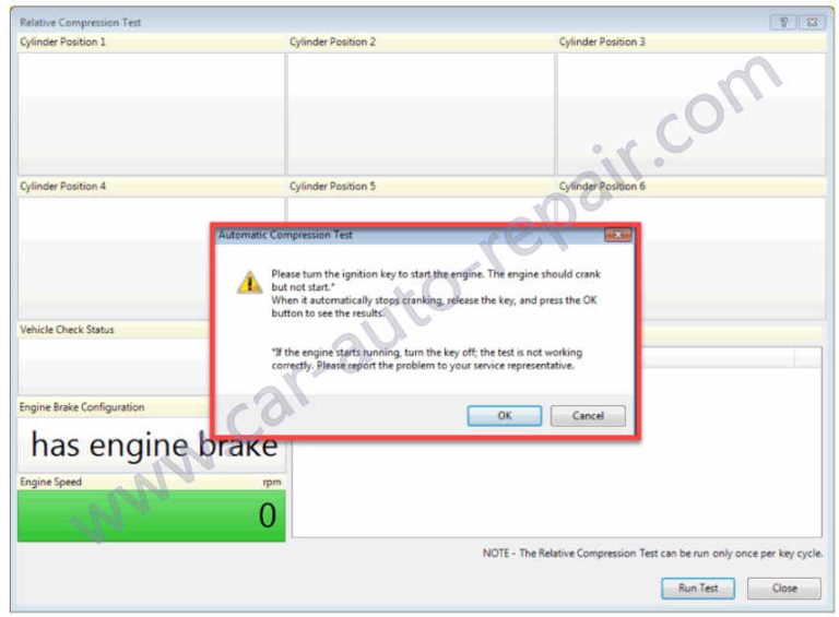 How to Perform Relative Cylinder Compression Test for Detroit GHG17 ...