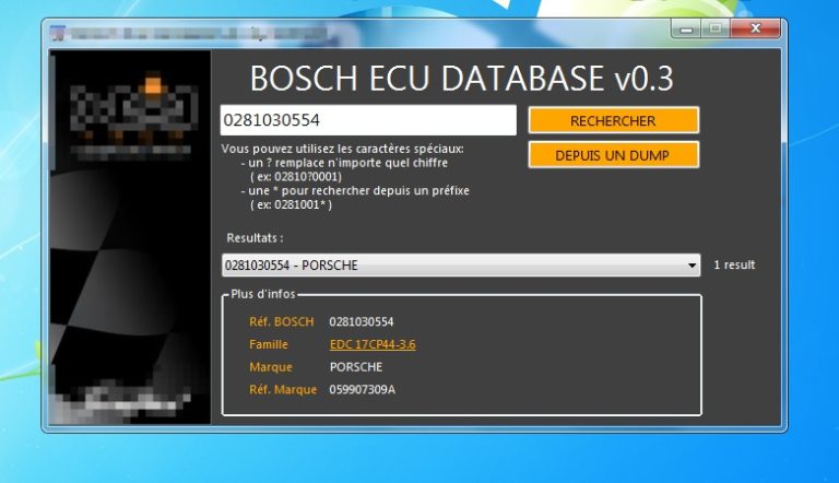BOSCH ECU Database v0.3 100% Work - Auto Repair Technician Home
